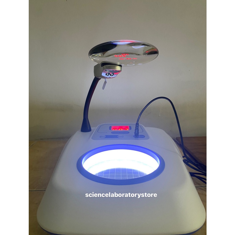 Jual Portable LED Light Colony Counter Bacteria Microbiological Model ...