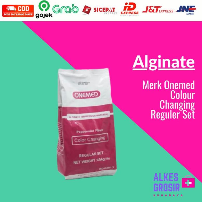 Jual Alginate Dental Color Changing Reguler Set ONEMED 500 Gram Alginat ...