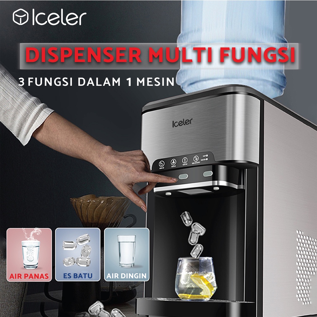 Jual Iceler Dispenser Mesin Es Multifungsi 3 in 1 Air Panas Air Dingin ...