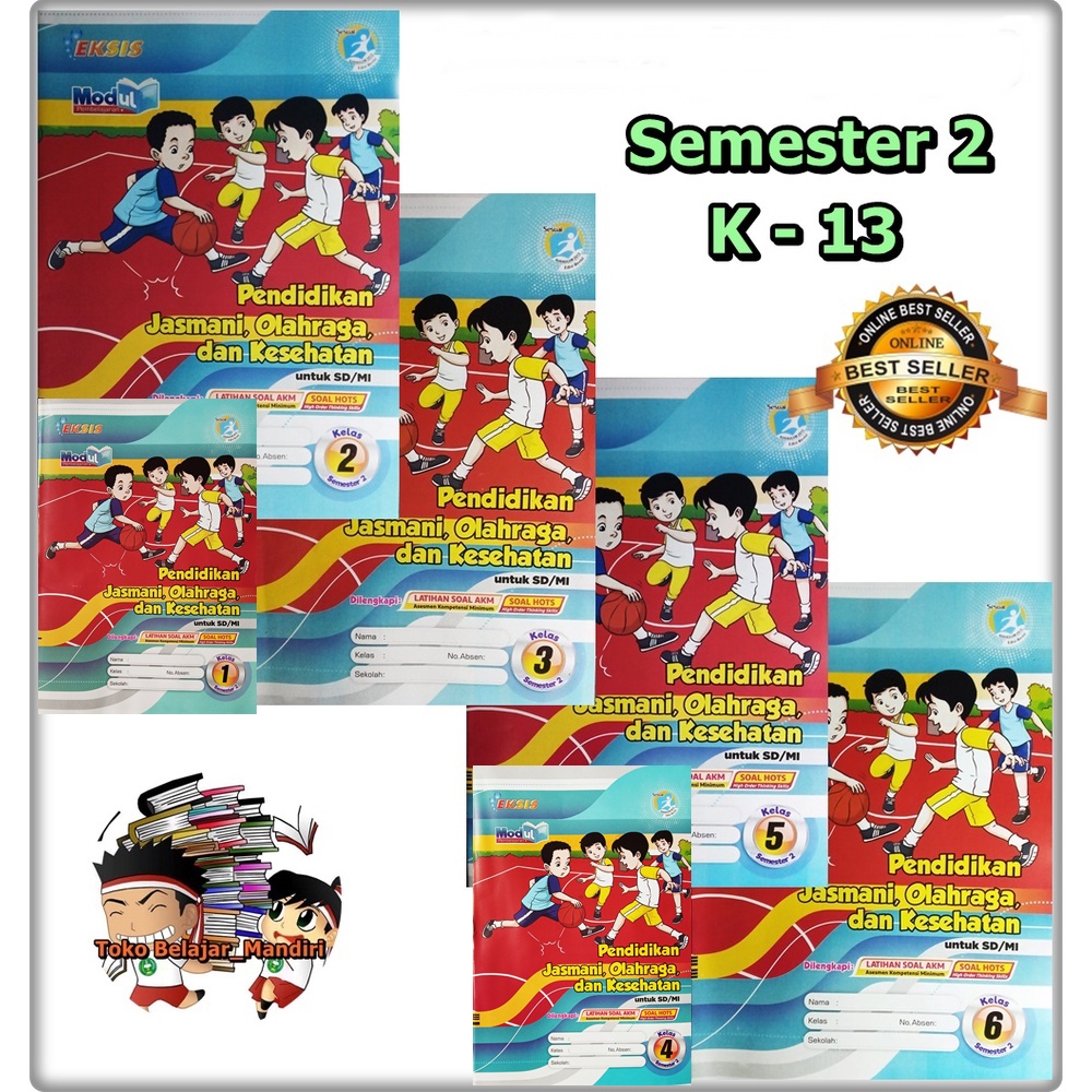 Jual LKS PJOK/Penjasorkes/PENJAS SD/MI Kelas 1 | I / 2 | II / 3 | III ...
