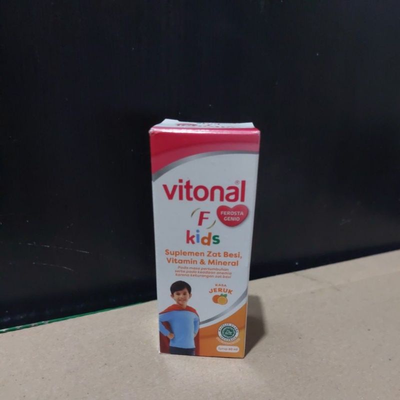 Jual VITONAL F KIDS SIRUP RASA JERUK 60ML | Shopee Indonesia