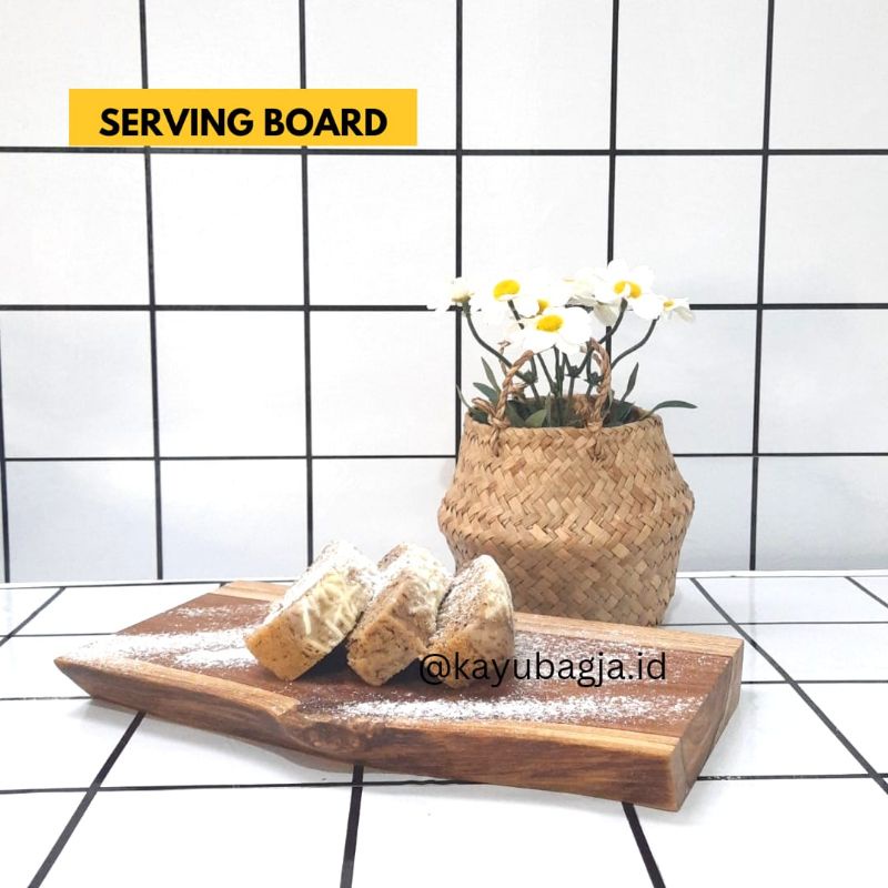 Jual Kayu Bagja Talenan Kayu/ Tatakan/ Alas Makanan/ Serving Board Kayu ...