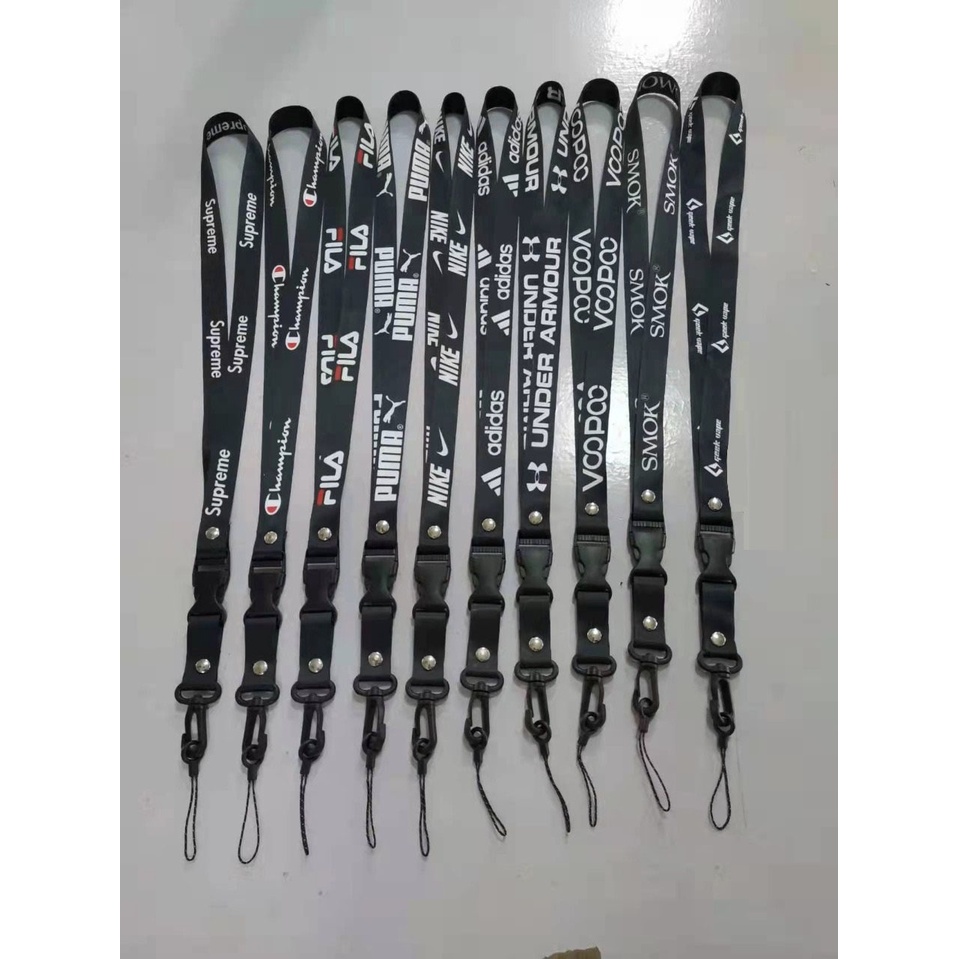 Jual Tali Kalung Lanyard Ribbon Adjust Logo SS Ring 13 20 40 MM ...