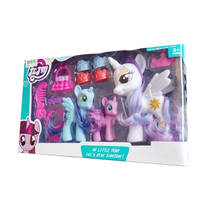 Jual Mainan little pony sayap figure aksesoris kuda poni pegasus horse ...