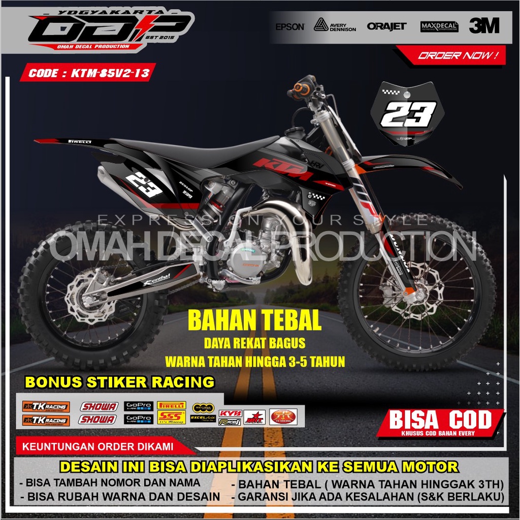 Jual DECAL KTM 250 EXC 2020 FULL BODY DEKAL BODY SET KTM 85 2012 - 2017 ...