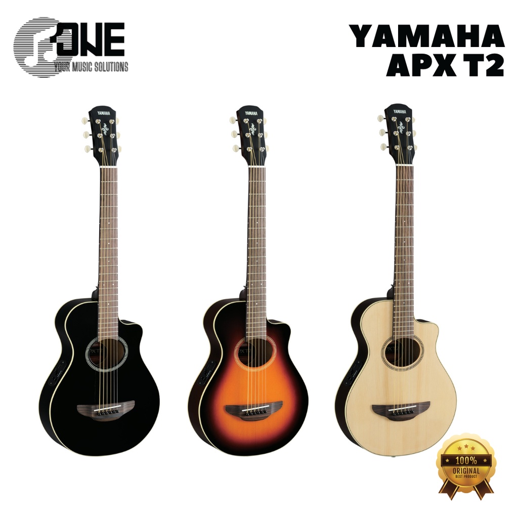 Jual Yamaha APXT2 APX T2 Gitar Akustik Elektrik Mini Original | Shopee ...