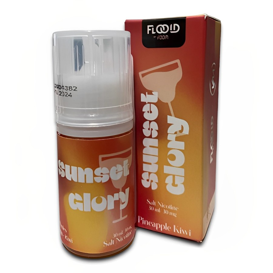 Jual Foom Drink Saltnic Sunset Glory Liquid Pod Vape Salt Nic 30ML by Flooid x VEM Juice ...