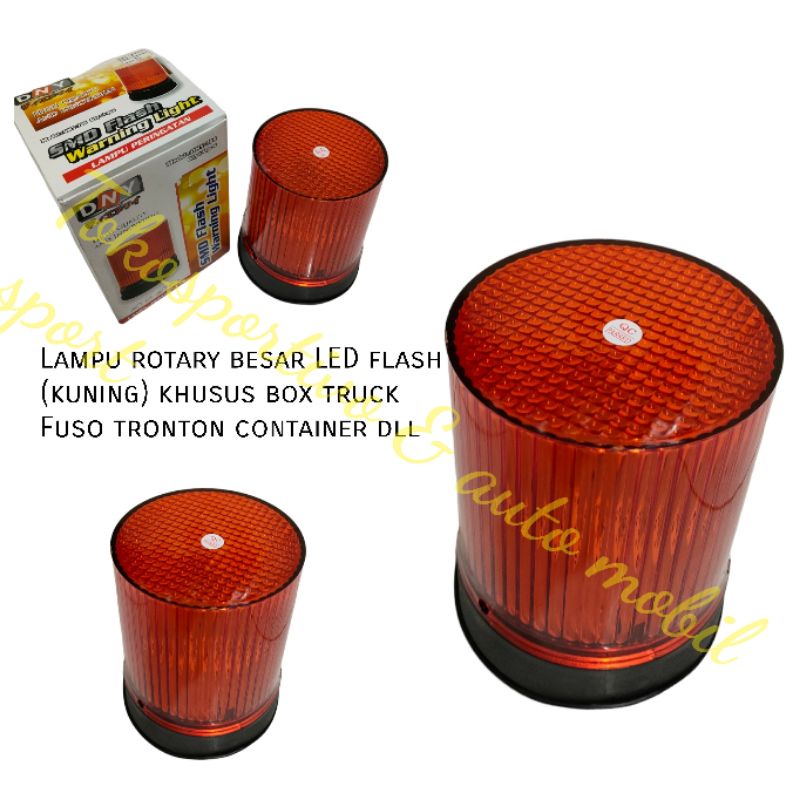 Jual LAMPU LED ROTARY EMERGENCY PERINGATAN LED FLASH KEDIP 12V-80V ...