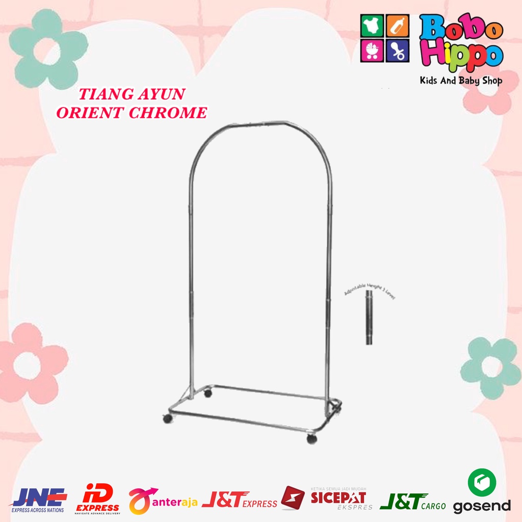 Jual Tiang Ayunan Ayun Bayi Baby Orient Chrome Stainless Tipe Gawang ...
