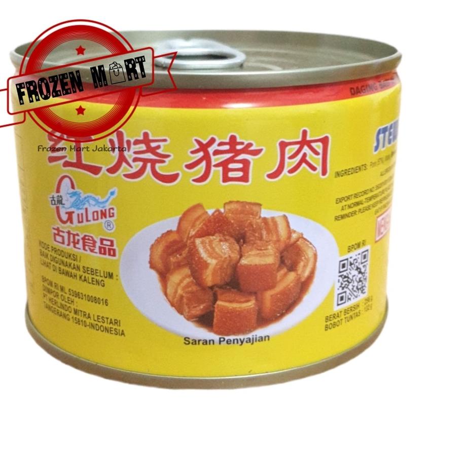 Jual ORIGINAL% GULONG Stewed Pork Cube / Ang Sio Ba Babi Kaleng / Babi ...