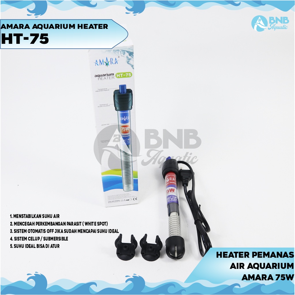 Jual Amara HT 75 Heater Pemanas Air Aquarium 75W | Shopee Indonesia