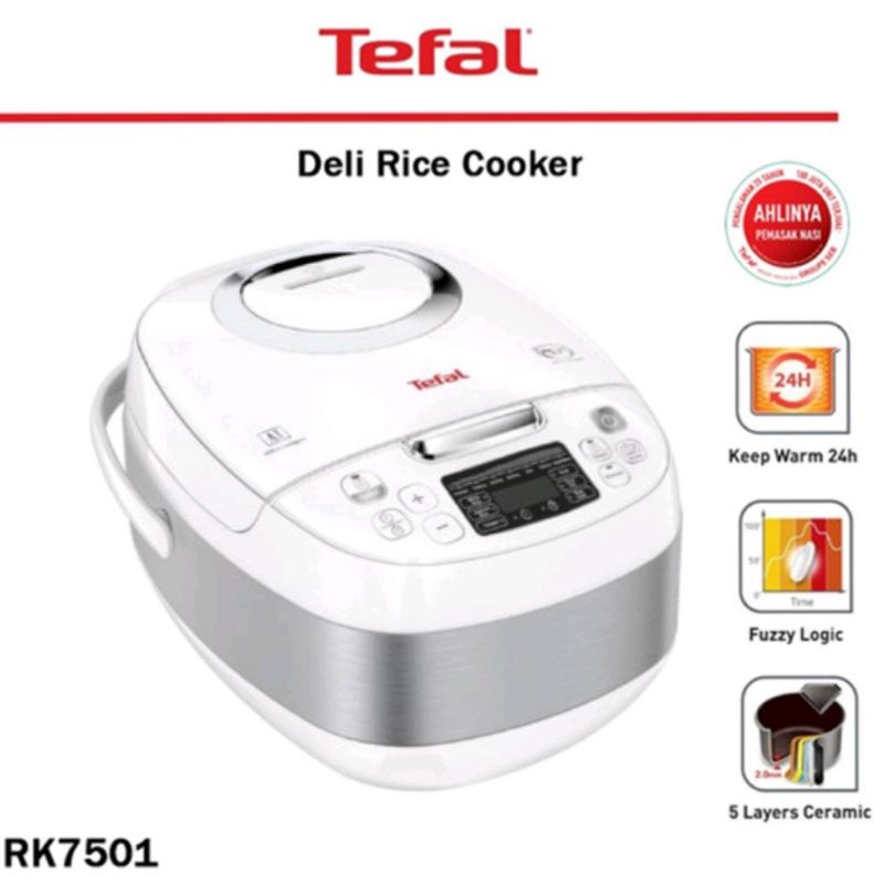 Jual Tefal Deli Rice Cooker RK7501S 1 Liter | Shopee Indonesia