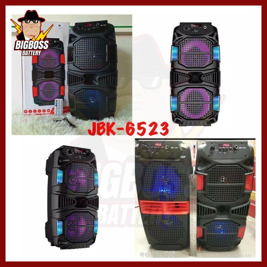 Jual Speaker Bluetooth with Microphone Wireless Karaoke Portable JBK 6523 | Shopee Indonesia