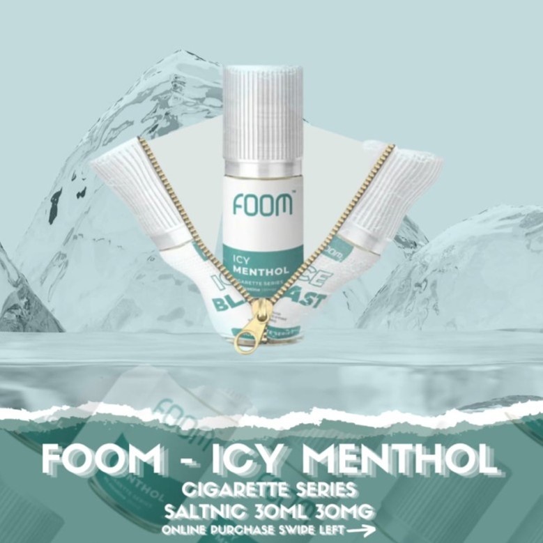 Jual Liquid Foom Icy menthol Salt Nic 30ml | Shopee Indonesia