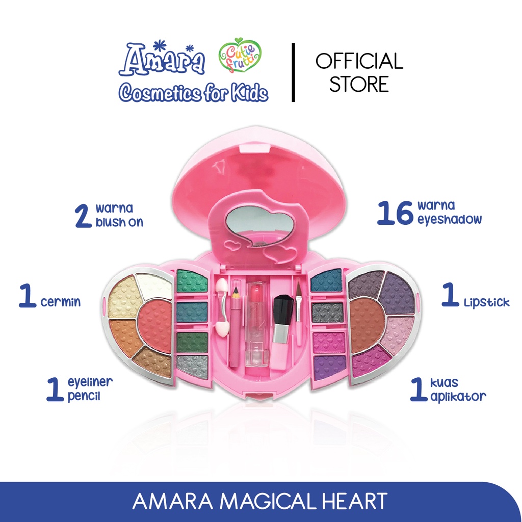 Jual Amara Princess Package, Paket mainan makeup anak, lengkap aman ...