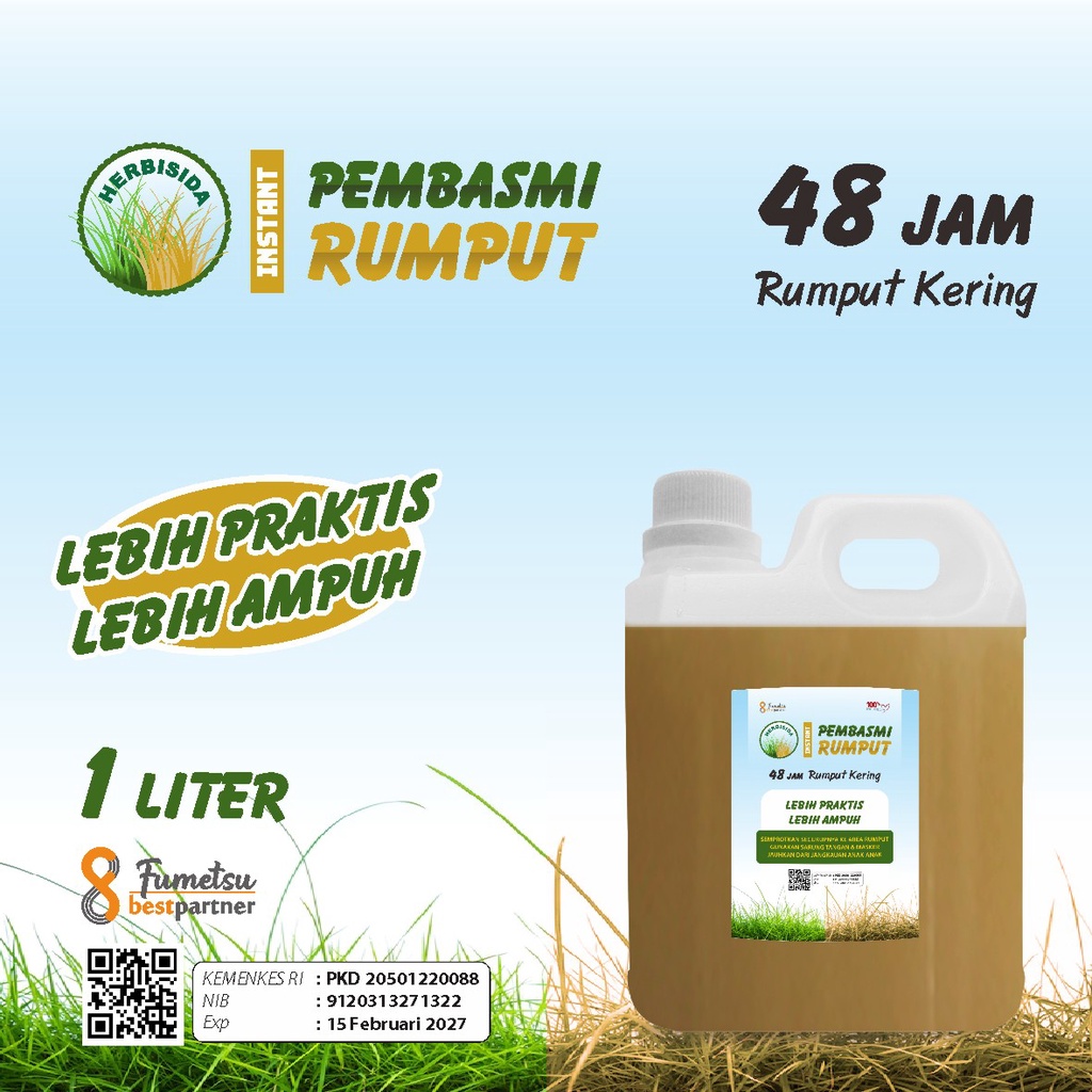 Jual Pembasmi Herbisida Rumput Instan Super Praktis Kemasan 1 Liter ...