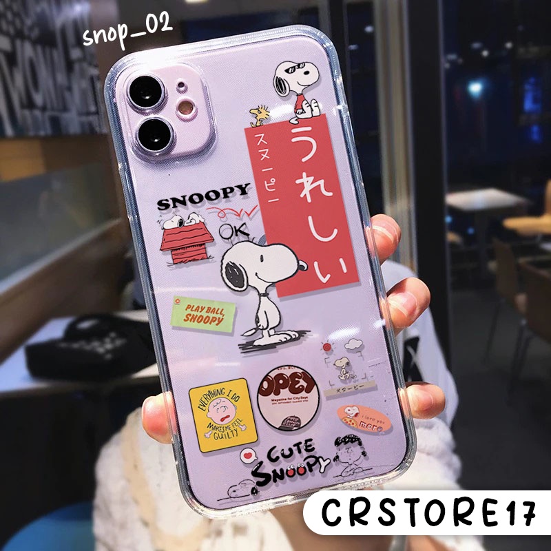 Jual CUSTOM CASE DESAIN KARAKTER SNOOPY / MOTIF DOGGY ANJING PUTIH LUCU ...