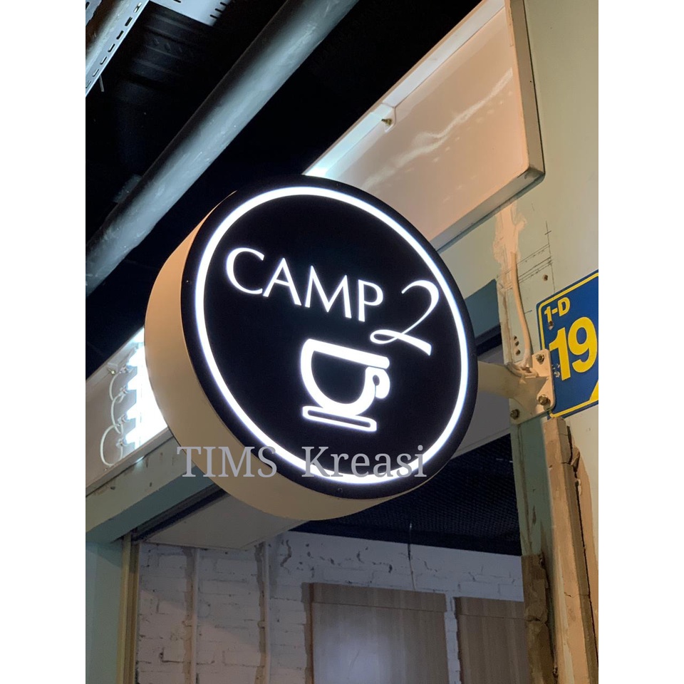 Jual Neon Box Akrilik | Neonbox Bulat | Neonbox Custom | Dekorasi Cafe ...