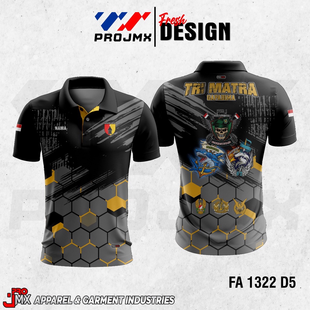 Jual PROJMX - KAOS JERSEY MILITER TRI MATRA (BISA CUSTOM) | Shopee ...