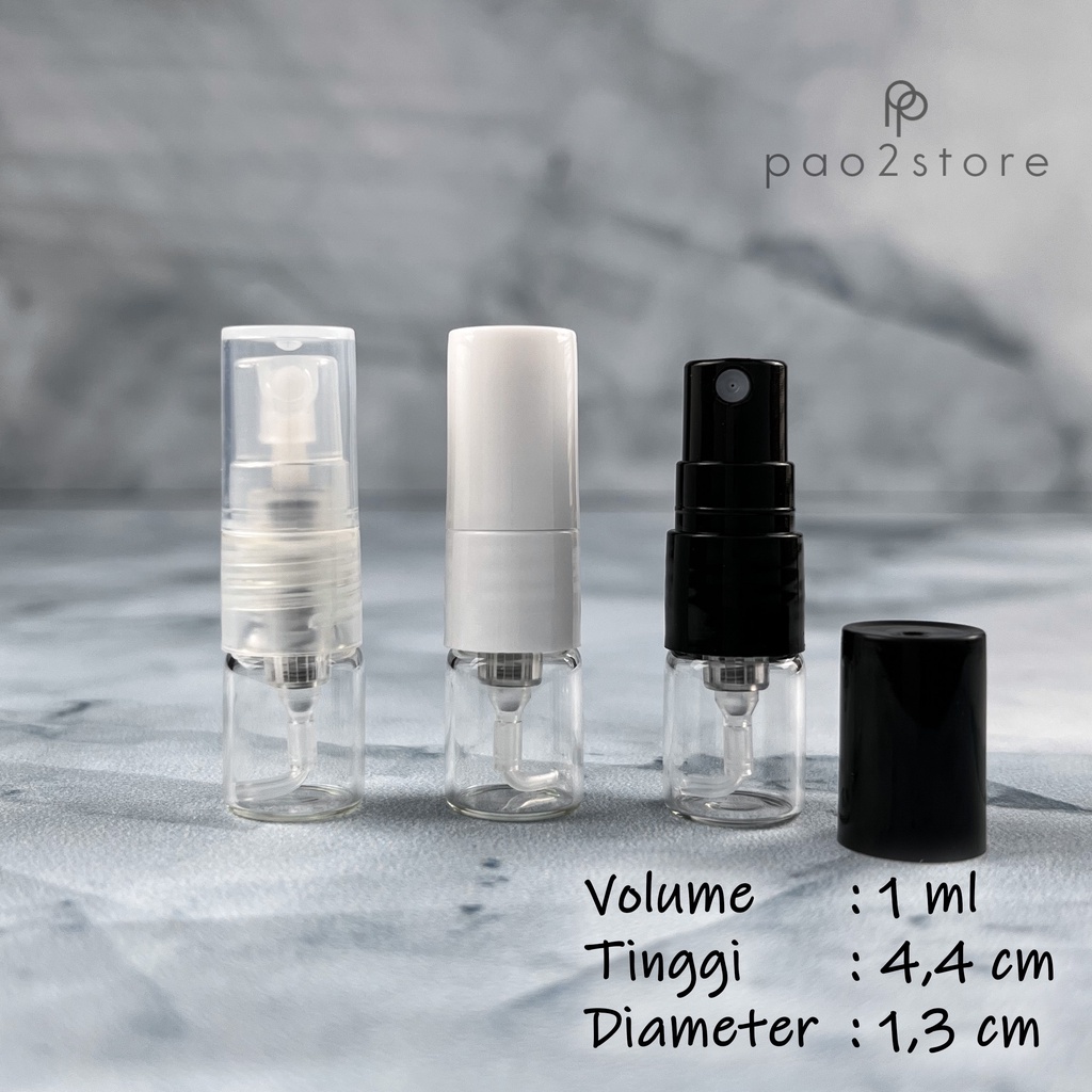 Jual Botol Spray 1ml Kaca - Mini Vial Travel Size - Tester Parfum ...