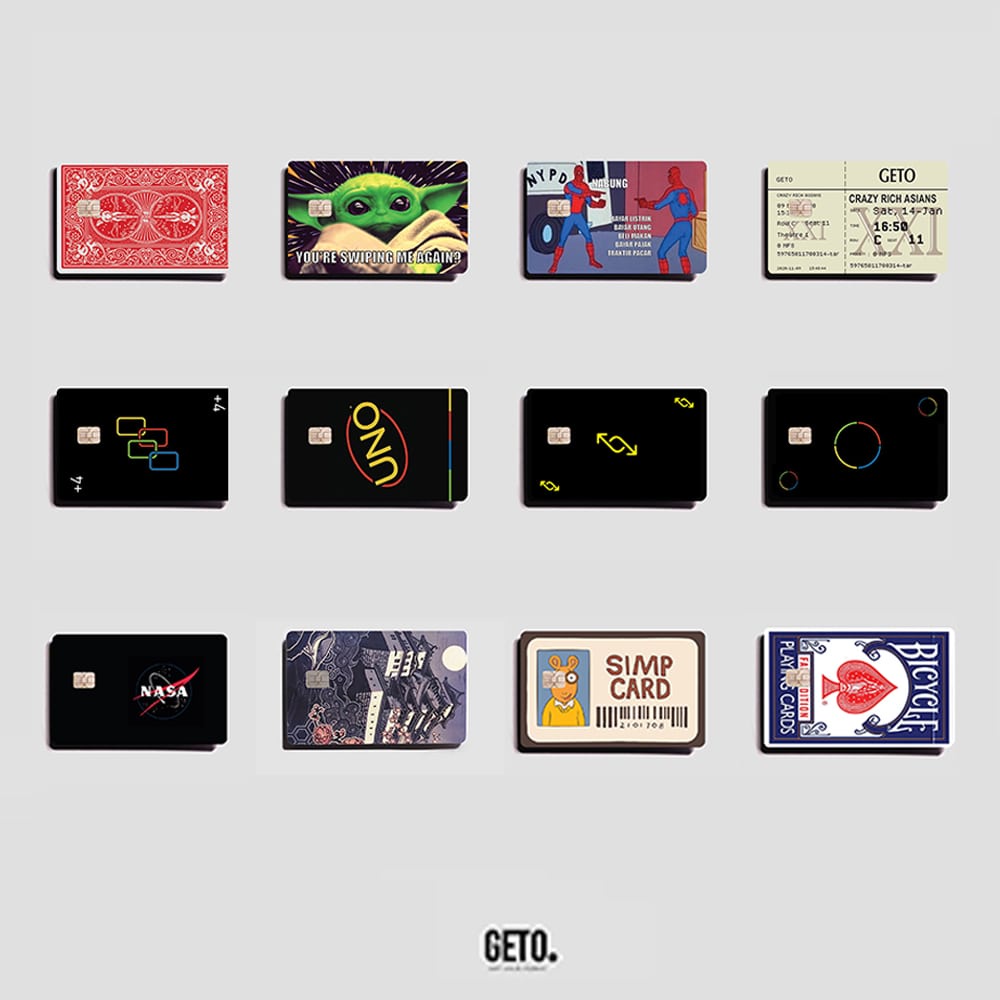 Jual Stiker Sticker Skin Kartu Atm Season 3 Part 1 | GETOCARD GETO ...
