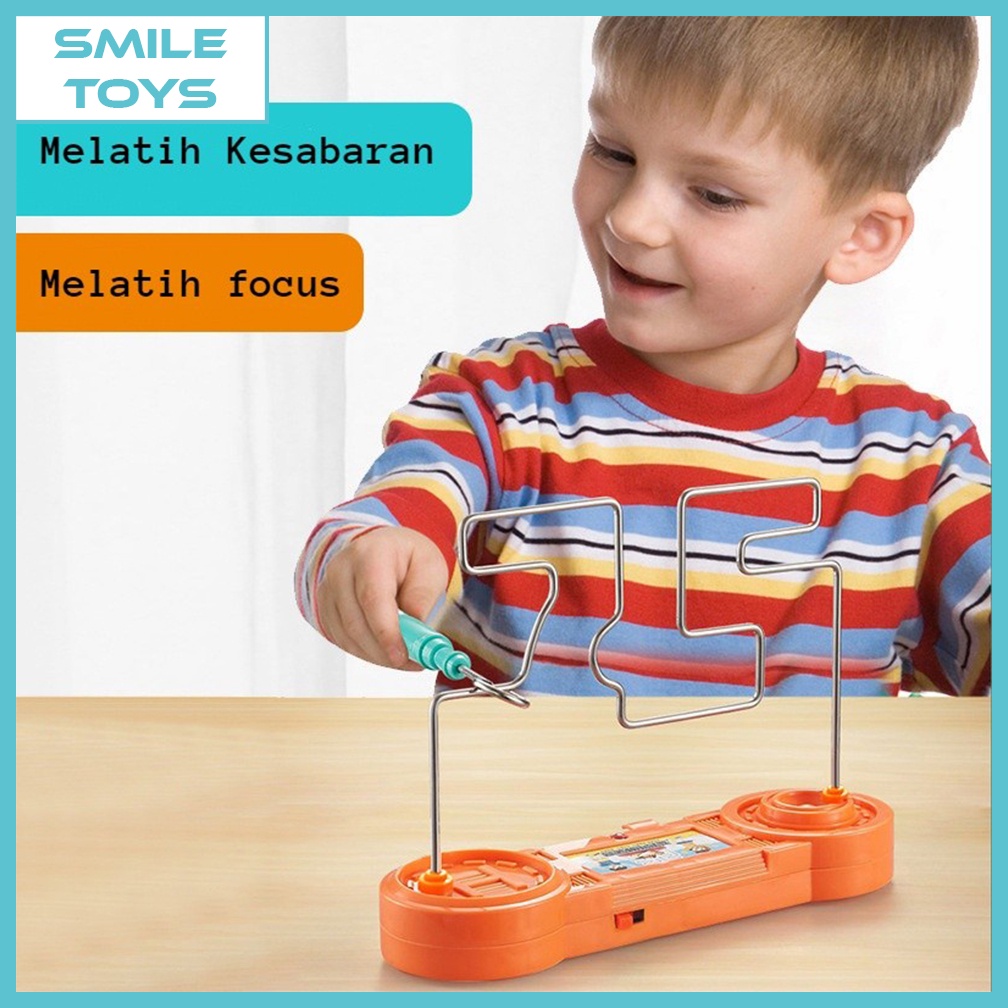 Jual MAINAN ANAK PERMAINAN KAWAT ELECTRICITY MAZE SHOCK GAME MAINAN ...