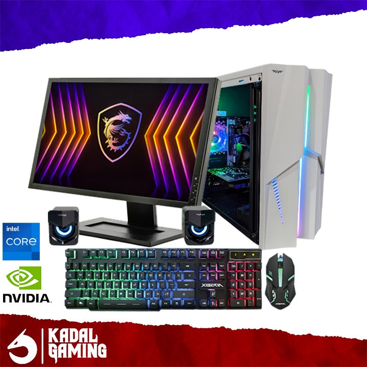 Jual PC Gaming Intel VGA Nvidia Full Set Murah Komputer CPU Rakitan ...