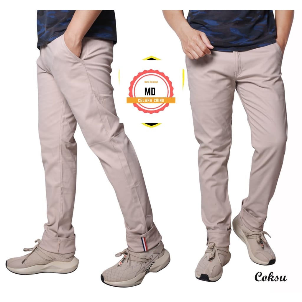 Jual TERLARIS CELANA CHINO CHINOS ORIGINAL PRIA SLIM FIT STRETCH CASUAL FORMAL PREMIUM | Shopee ...