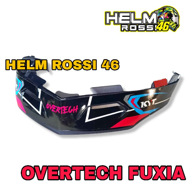 Jual Spoiler 3D KYT TT COURSE TTC Motif Dalla Porta Leopard Jaume Masia ...