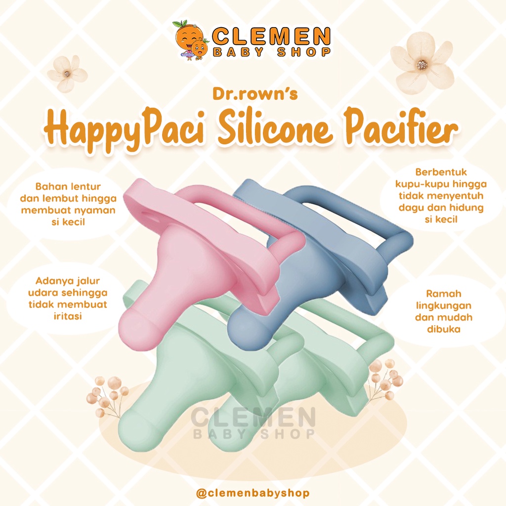 Jual Dr.Brown's Happy Paci Silicone Pacifier - 2 Pcs | Shopee Indonesia