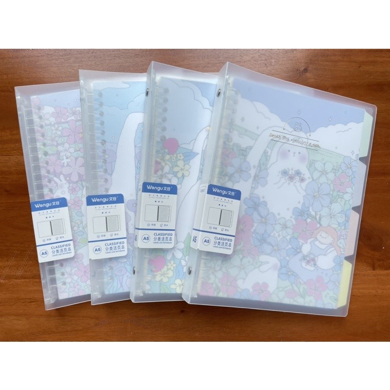 Jual Map Binder Wengu A5 Cover Tebal Transparan Polos Ring Plastik ...