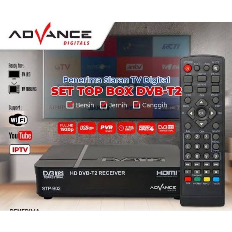 Jual PROMO SET TOP BOX ADVANCE STP-A01 / STB Digital ADVANCE STP-A01 PENERIMA SIARAN DIGITAL ...