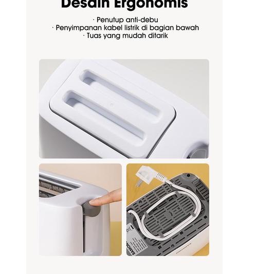 Jual Harga Bersahabat Samono 600W Toaster Pemanggang Roti Listrik Bread ...