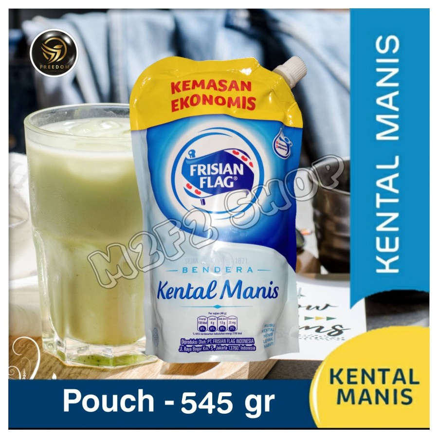 Jual Susu Frisian Flag Kental Manis Pouch - 545 gr (Kemasan Satuan ...