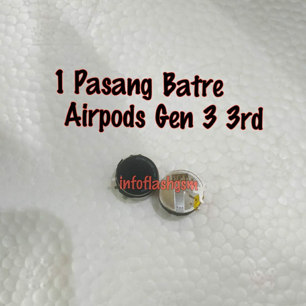Jual Baterai Batre Battery 1 Pasang Airpods Airpod Air pod Gen 3 3rd ...