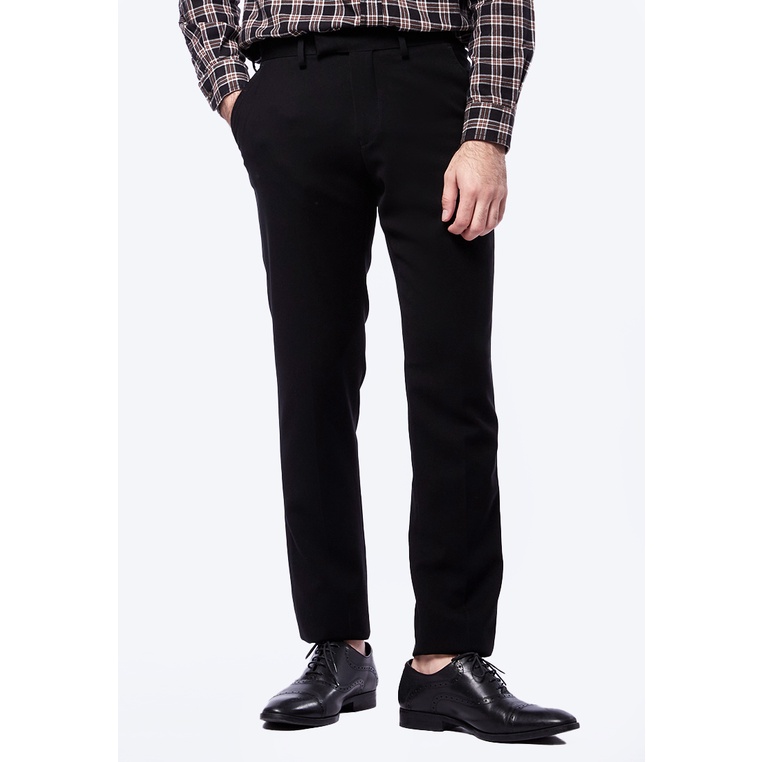 Jual WOOD Regular Fit Basic Chinos Pants 2-OPXBSC522O041 Black | Shopee Indonesia