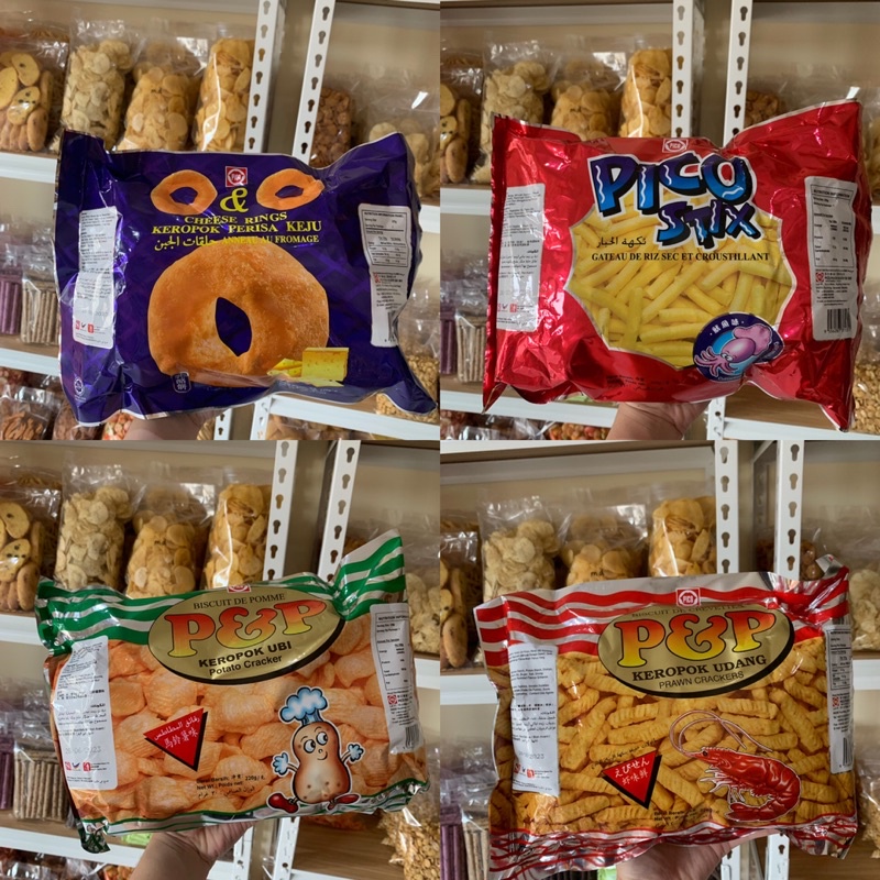 Jual SNACK JADUL 220Gram / CHEESE RINGS / P&P keropok ubi / P&P keropok ...