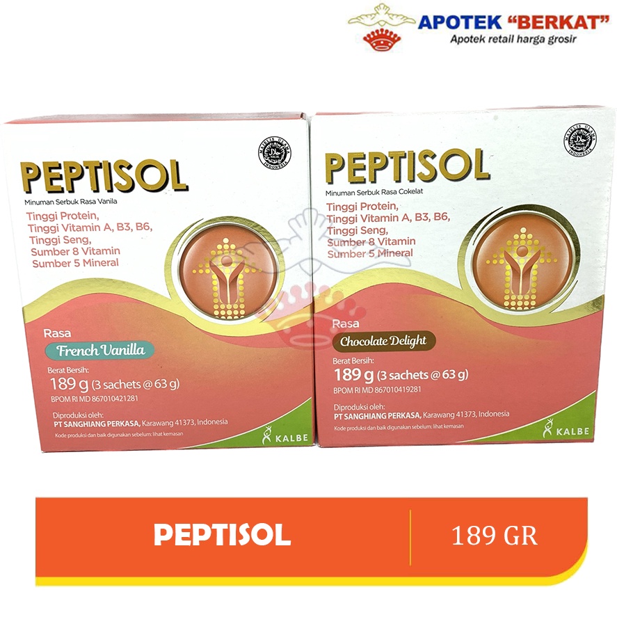 Jual Peptisol 189 gram - Nutrisi Tinggi Protein | Shopee Indonesia