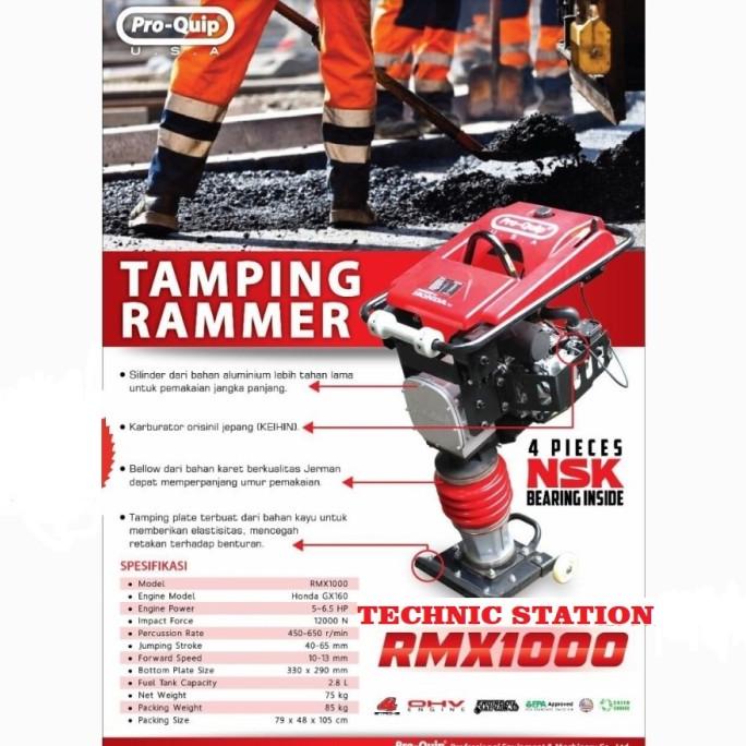 Jual Mesin Tamping Rammer Stamper Kuda Engine Pro Quip Rmx1000 | Shopee ...