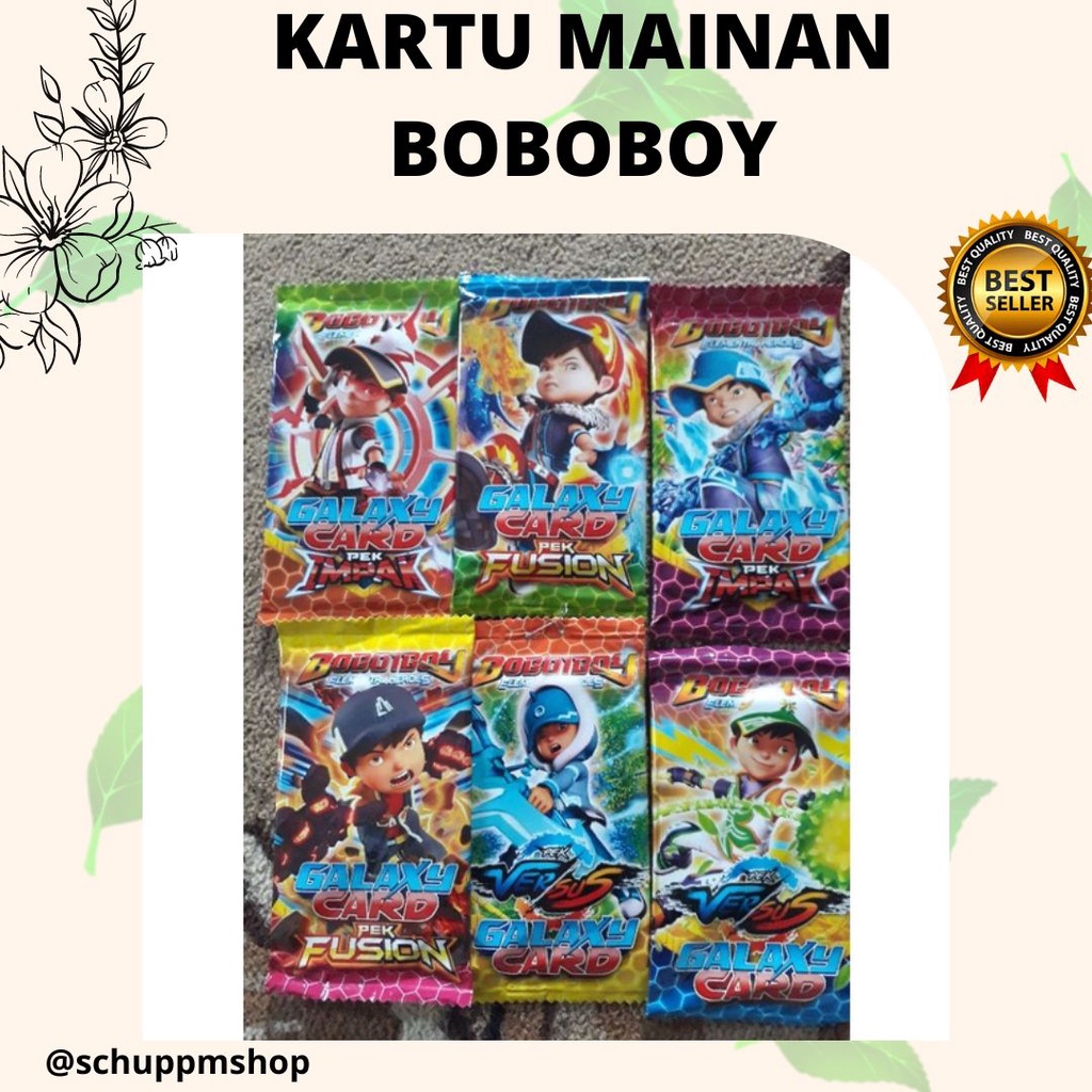 Jual MAINAN KARTU BOBOIBOY GALAXY CARD ISI 10 CARD | Shopee Indonesia