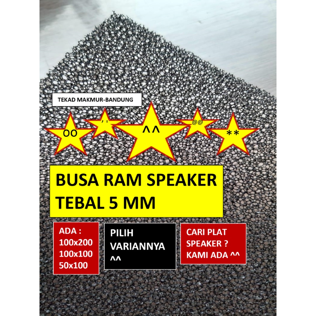 Jual Busa Ram Speaker - Busa Anti Air - Tebal 5 mm | Shopee Indonesia