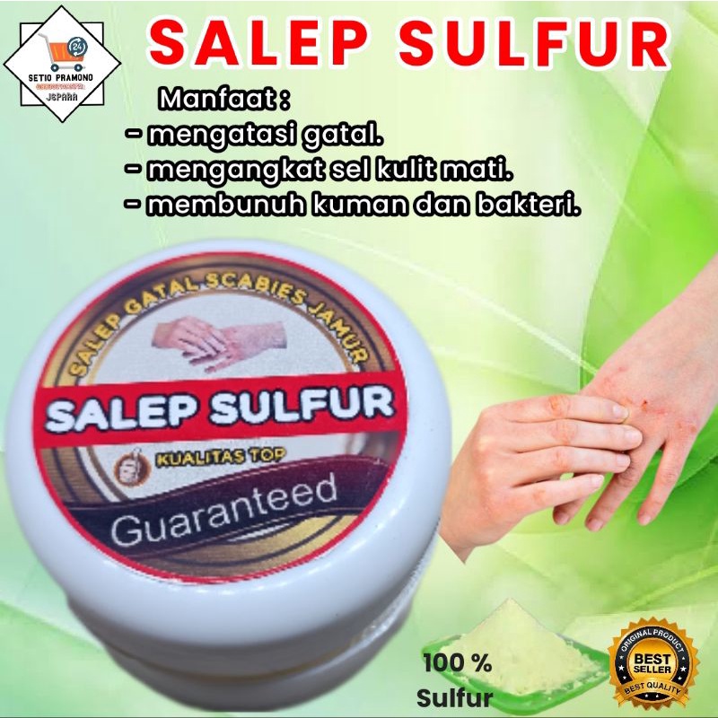 Jual salep sulfur untuk gatal gatal jamur scabies hilang dan ampuh ...