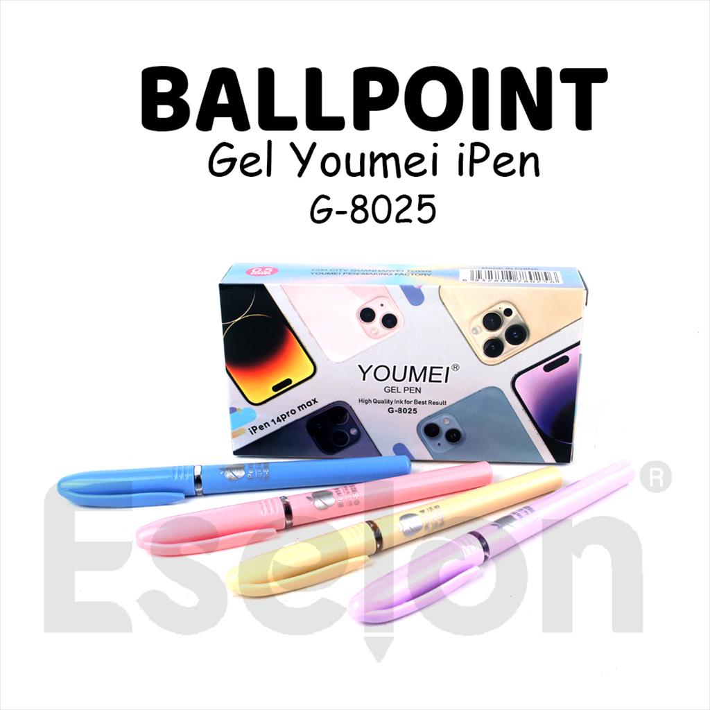 Jual 12pcs Pulpen Gel Pastel Youmei G8025 / 1pack Pulpen Gel Ipen ...