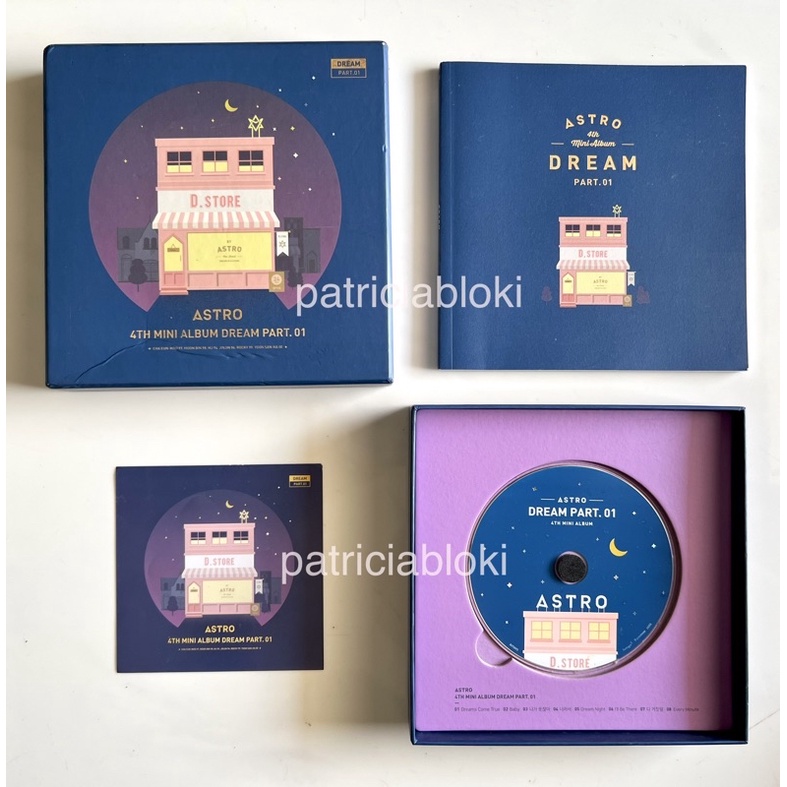 Jual Unsealed Album Only Astro Dream Part 1 Night Pt Pt. Preloved 01 ...