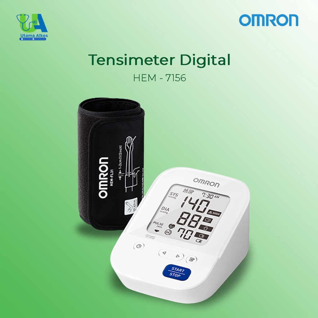 Jual TENSIMETER OMRON | HEM-7156 | (LENGAN ATAS) | Shopee Indonesia