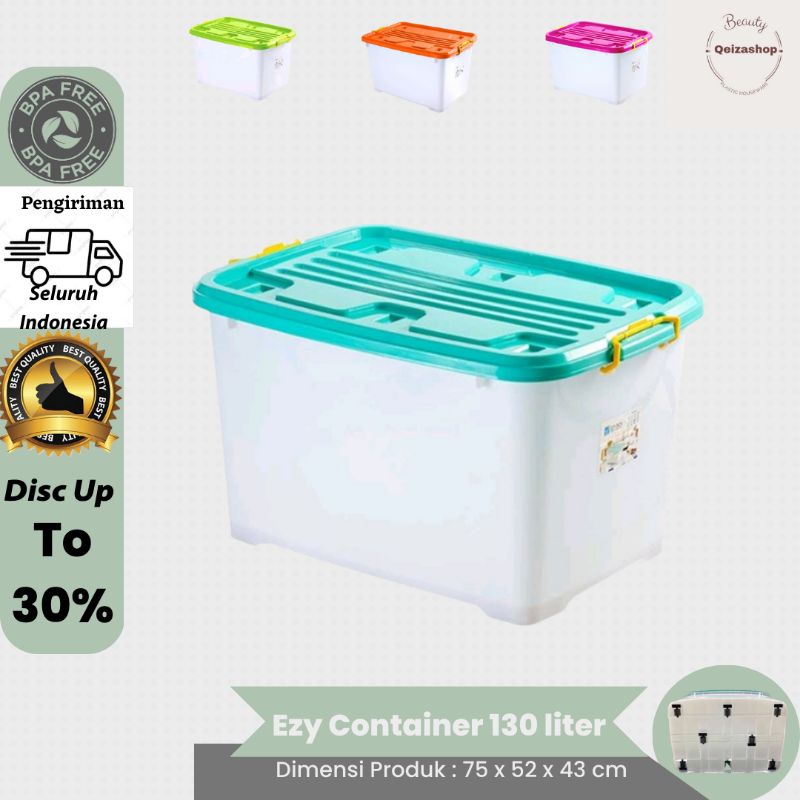 Jual Promo EZY CONTAINER BOX CB 130 LITER KOTAK/KONTAINER BOX/TEMPAT ...