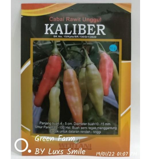 Jual ORIGINAL% CRM KALIBER Cabe Rawit Merah Kaliber Buah Lebat Kemasan ...