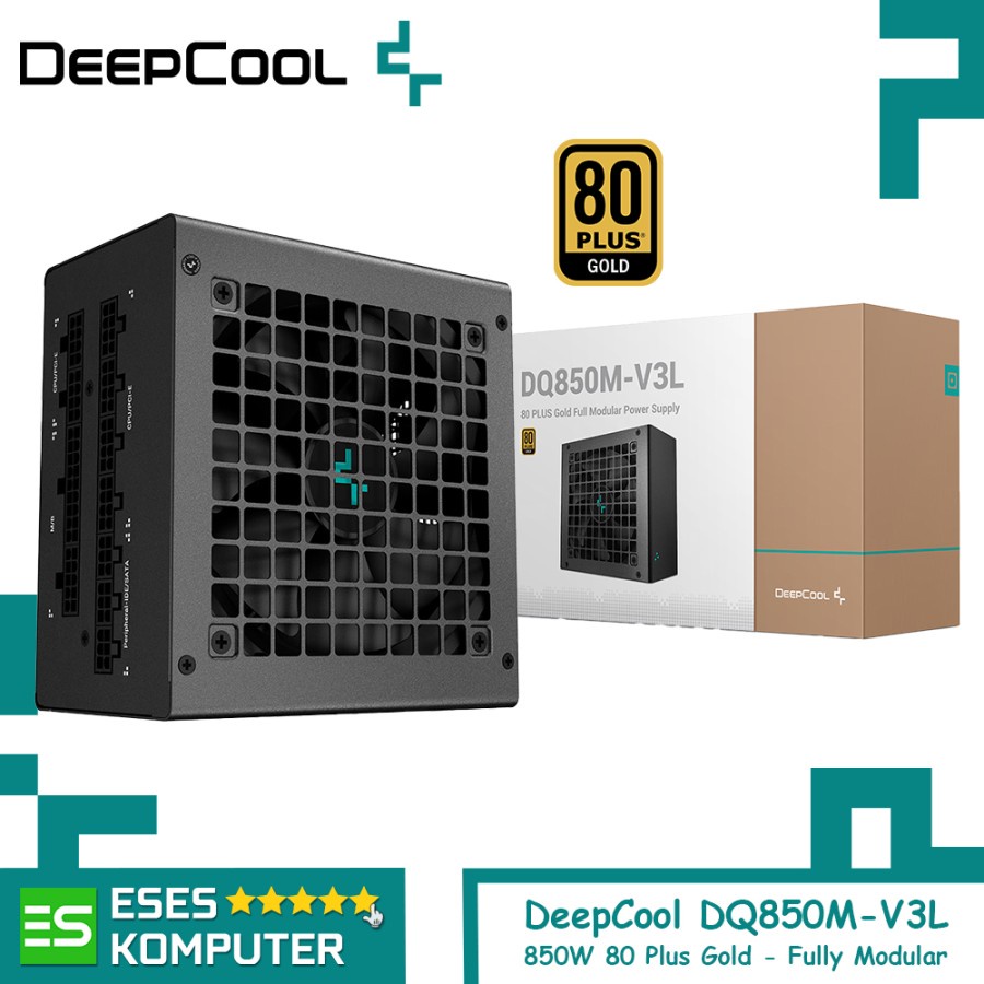 Jual PSU DeepCool DQ850M-V3L 850W 80 Plus Gold | Fully Modular | Shopee ...