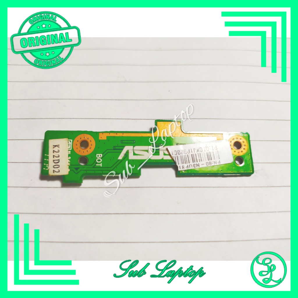 Jual Tombol Power Switch Power Push Botton Laptop Asus A43S A43SJ K43S ...