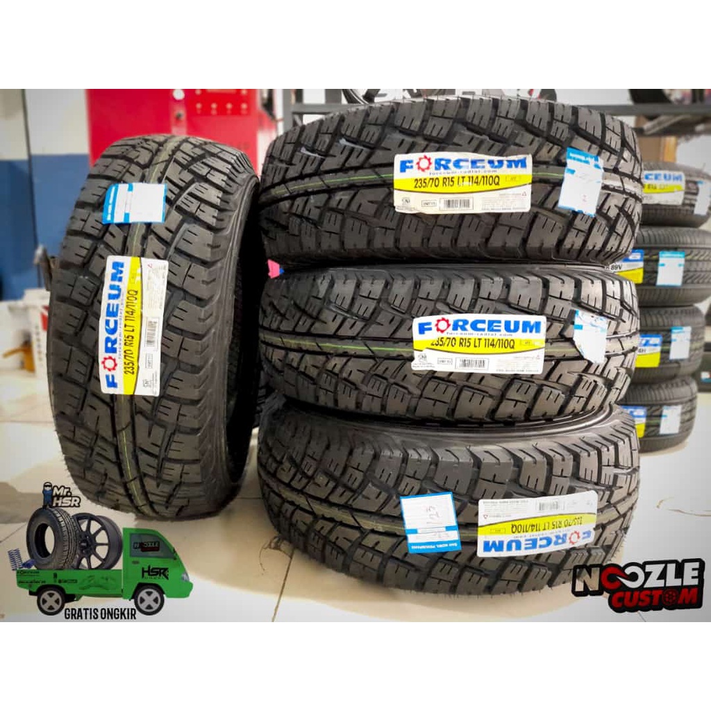 Jual BAN MOBIL 235 70 R15 SEMI AT RING 15 BAN STANDAR R15 MEREK FORCEUM ...
